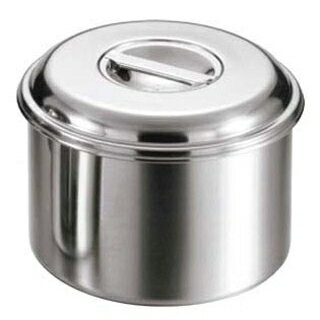 商品の仕様●外寸(mm)：16cm ●内寸(mm)：深さ：100 ●重量:436g●容量:1900ml●板厚/厚み：0.6●材質：18-8ステンレス ■● 蓋の裏に引掛金具が付いているので蓋の置場に困りません。※商品画像はイメージです。複数...