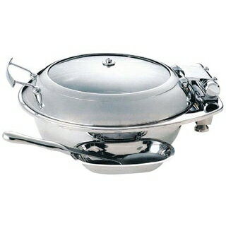 商品の仕様●外寸(mm)：425×500×H200 ●内寸(mm)：フードパン：φ347×H65 ●容量:6.5L●材質：18-10ステンレス ガラス ●電磁調理器：○■● 油圧式スローダウンで蓋がゆっくり閉まるので音がしません(蓋の開閉は...