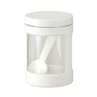 商品の仕様●外寸(mm)：88×88×H124 ●容量:470ml●材質：本体：ソーダガラス カバー・スプーン：PP パッキン：シリコンゴム フタ：AS ■付属品：スプーン、調味料シール、※商品画像はイメージです。複数掲載写真も、商品は単品...