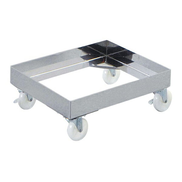 商品の仕様●外寸(mm)：キャスター：φ75 ●内寸(mm)：290×420×H60 ●材質：SUS442 キャスター：ナイロン ■● もう重いペールやタンクを持ち運ぶ必要はありません。食品加工工場・セントラルキッチン・厨房などで大活躍● ...