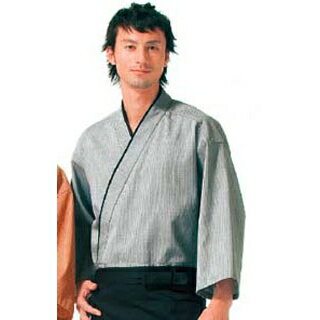 商品の仕様●外寸(mm)：胸囲134×着丈80×袖丈78.5(cm) ●材質：ポリエステル65% 綿35% ●色：灰色■● 内ポケット・左ウエストポケット● サイドスリット● 立体裁断で作られているので、作務衣特有のだらしなさやずるずる感が...
