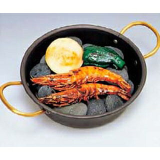 商品の仕様●外寸(mm)：底径：173 ●内寸(mm)：φ210 深さ：65●容量:1.9L●材質：鉄 取っ手：真鍮 ●電磁調理器：200V■● 電磁調理器を使用する際には、石を入れないで下さい。故障の原因になります。● 200V電磁調理器...