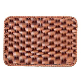 商品の仕様●外寸(mm)：375×255×H10 ●材質：ポリプロピレン 18-8ステンレスワイヤー ●抗菌：○●洗浄機：○●耐熱・耐冷温度：120℃■● ナチュラルな質感はそのままに洗える抗菌バスケット● 水や洗剤でジャブジャブ洗う事がで...