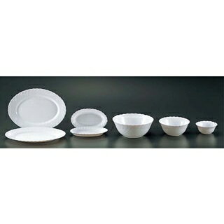 商品の仕様●外寸(mm)：348×262×H26 ●重量:0.63kg●材質：全面強化ガラス ●レンジ：○●洗浄機：○●消毒保管庫：○■● アルコパルは陶磁器のような全面強化ガラス食器です。驚きの耐衝撃性・優れた耐熱性・抜群のスタッキング・...