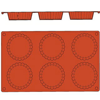 商品の仕様●外寸(mm)：300×175 ●材質：シリコン ノンスティック加工 ●オーブン：○●レンジ：○●洗浄機：○●耐熱・耐冷温度：?50℃〜+250℃■● ノンスティック効果で洗浄も簡単、四隅の穴が乾燥、収納に大変便利です。● 耐冷・...