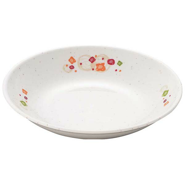 商品の仕様●外寸(mm)：外径：203φ 高さ：38 ●重量：198g●材質：メラミン樹脂 ●耐熱・耐冷温度：耐熱温度：120度●製造国：日本■● 深さがあるので、パスタやカレーなどの盛付に便利です。● 食器洗浄機使用可● 電子レンジ使用不...