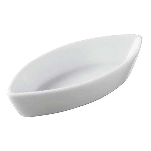 商品の仕様●外寸(mm)：95×40×H20 ●容量:20cc●材質：耐熱磁器 ●オーブン：○●レンジ：○●洗浄機：○■● 一口サイズの前菜やカクテル、薬味・ソースなどのもりつけに活躍するかわいらしい器。同じデザインや異なるデザインをお好み...