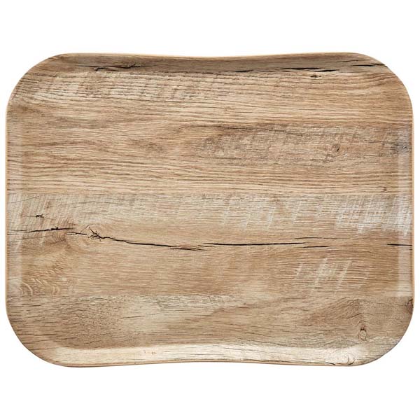 商品の仕様●外寸(mm)：430×330×H12 ●重量:535g●材質：ファイバーグラス ●耐熱・耐冷温度：?40?＋90℃●製造国：EC■● 使いやすさを追求、人に優しい機能美を備えたトレーです。● 低い渕とオープンな角で、トレー表面の...