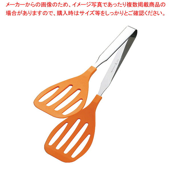 商品の仕様●外寸(mm):全長/250●材質:樹脂部/66ナイロン(抗菌・ガラス繊維入)、金属部/ステンレス●耐熱温度:240℃●耐熱温度:240℃●フライパンや器類を傷つけないナイロン樹脂製●フラットなハンドルは洗いやすく衛生的※商品画像...
