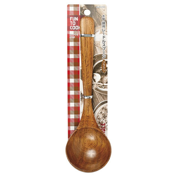 木製鍋用レードルスプーンです。鍋を食べるときに大活躍です。素材が木だから口当たりが良いです。天然うるし塗装だから高級感あふれ、来客時にも使えます。ご家庭用はもちろん業務用としてもおすすめです。商品の仕様本体サイズ:全長23×幅6.5×高さ5...