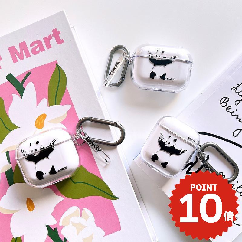 ケース本体素材：TPU (ソフトケース)・PC(ハードケース) 対応機種：AirPods(第1/2世代) AirPodspro(第1/2世代) AirPods(第3世代) 【セット品】ケース・巾着ポーチ・蓋外れ防止シール・カラビナフック・チ...