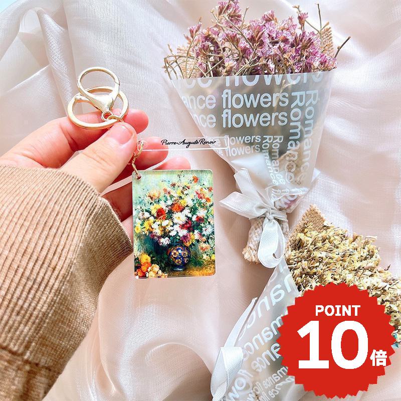 素材：アクリル・アクリルガラス・合金 モチーフサイズ：縦約5.2cm×横約4cm キーリングサイズ：直径約3cm フックサイズ：縦約3.3cm×横約2cm ※製造時に細かいキズ・汚れが生じてしまう場合がございます。 ※チャームのみの販売とな...