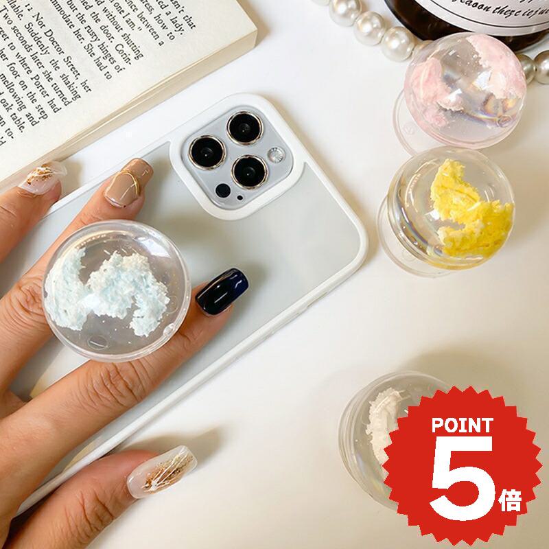 素材：アクリル樹脂 ※iPhoneケース/携帯ケースに貼り付けて使うスマホグリップです。 ※グリップトックのみの販売となり、その他掲載画像にある付属はつきません。 ※海外輸入品の為、細かいキズ・汚れがある場合がございます。 関連ワード スマ...