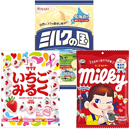 ※他店舗と在庫併用の為、品切れの場合は、ご容赦ください。ミルクの国80g : ミルクのおいしさそのままに、濃厚さやコクが感じられるキャンディです。自然なミルクのおいしさが伝わるようなデザインもお楽しみください。北海道産練乳・生クリームを使用...