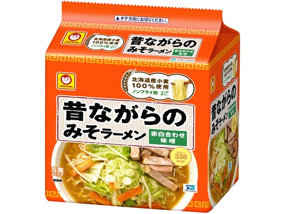 北海道産小麦100％の自慢のノンフライ麺に、コクのある合わせ味噌スープの味噌ラーメン。●軽減税率8％ 【仕様】 ●注文単位：1袋（5食） 【備考】 ※メーカーの都合により、パッケージ・仕様等は予告なく変更になる場合がございます。 ※お客様都...
