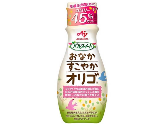 砂糖と比べてカロリー45％カットの「パルスイート」ブランドのオリゴ糖甘味料です。腸内のビフィズス菌を増やしおなかの調子を整えるフラクトオリゴ糖を含んだ機能性表示食品です。ヨーグルトや飲みものなどにおすすめです。●軽減税率8％ 【仕様】 ●内...