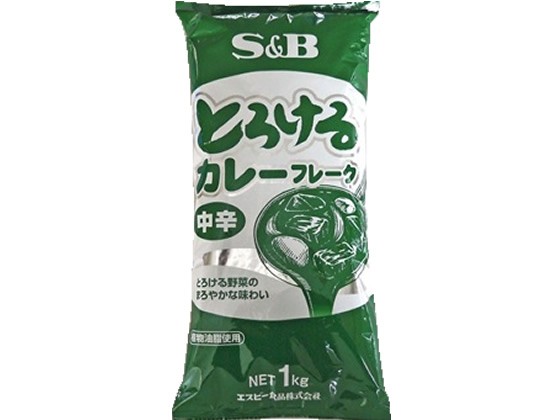 とろける野菜のまろやかな味わいが特徴のカレーフレークです。どなたでもお楽しみいただける中辛タイプ。植物油脂使用。牛肉関連原材料不使用。乳製品を除く牛由来原材料は使用しておりません。●軽減税率8％ 【仕様】 ●内容量：1kg（約50皿分）●中...