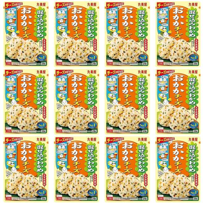 【商品説明】 丸美屋 混ぜ込みわかめ おかかチーズ 袋入 29g の 商品概要 朝ごはん・ランチ・お弁当 あったかごはんに混ぜるだけ。 こだわり具材 大き目具材で冷めてもおいしい。 大人気 ロングセラー商品・充実のラインナップ。 内容量:2...