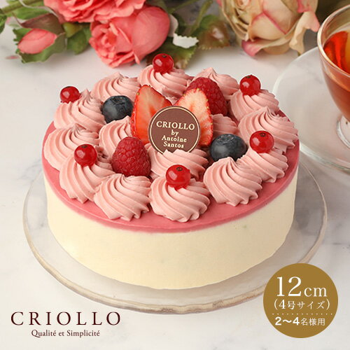 クリオロ創業時から愛される人気ケーキ「プランタン」。 フランボワーズのクリーム、食感が楽しい苺のコンポート、爽やかなライムのムース。 美味しさを引き立てあう、「春」という意味の華やかなフルーツのケーキです。 ぜひこの特別な一品で、幸せなひと...