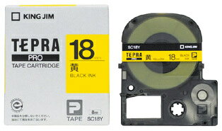 メーカー希望小売価格はメーカーカタログに基づいて掲載しています「テプラ」(TEPRA PRO)　PRO対応シリーズ 18mmカートリッジ 用途 　ビデオテープのタイトルなど 対応機種 　SR930 印刷行数 　7行 用途 　ビデオテープのタ...