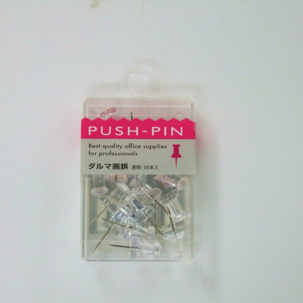 ◆主な特長ダルマ画鋲透明タイプ18本入りです。◆商品仕様商品名ダルマ画鋲(透明)*18本メーカー品番643-0043JAN4562194051467サイズW50×H85×D16mm重量-主要原料・材質・斤量等ー製造元-販売元サンフレイムジャ...