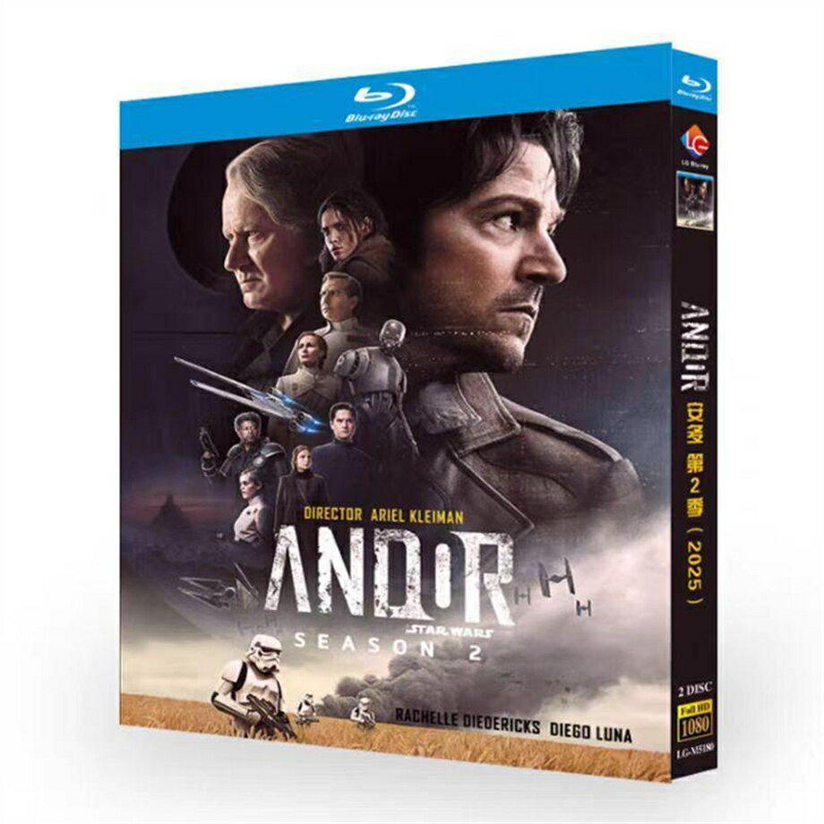 収録内容 原題： Andor Season 2 邦題：キャシアン・アンドー シリーズ2 製作国：アメリカ合衆国 製作年：2025 話数：全12話 原作：ジョージ・ルーカス『スター・ウォーズ』 監督：トニー・ギルロイ『ボーン・レガシー』『フィ...