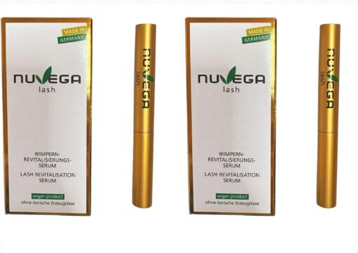 新品未使用　2本 3ml/本 ドイツ正規品　【送料無料】 使用期限：180日以上 【内容量】：ヴィーガン アイラッシュブースター 【NUVEGA ヌベガ】安心，安全の正規品取扱品です‼︎ 新品未使用，未開封商品を配送ヴィーガンコスメの本場、...