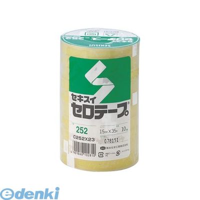 &nbsp;積水化学工業&nbsp;03-5521-0505【商品説明】■パルプから生まれた天然素材。地球にやさしいセロテープ。■寸法：幅15mm×長35m■巻芯径：76mm■テープ厚：0．05mm■材質：テープ＝天然セルロース粘着剤＝ゴム...