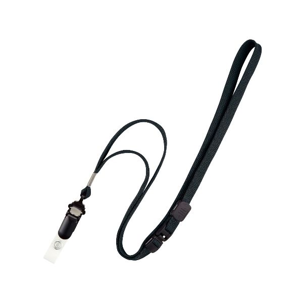 【商品説明】●取り外しができる脱着式クリップです。両側のボタンを押すと紐が外れ、タッグ名札としても使用できます。●安全装置、長さ調整付●ひも：再生PET●ひも：長さ約90cm/幅約10mm類似商品はこちらオープン工業 NB-50-RD ルー...