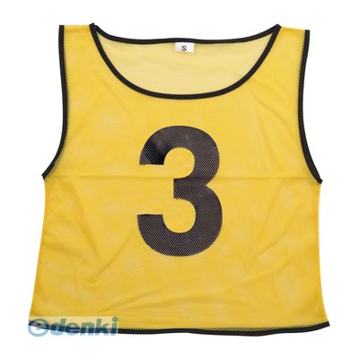 サッカーなどの練習や試合時に！●大は、身長140?170cmくらいのサイズです。1〜10のナンバー入ベスト10枚組1〜10のナンバー入ベスト10枚組560×520mm370gポリエステルPP袋入4521718045023 黄色 チームベスト...