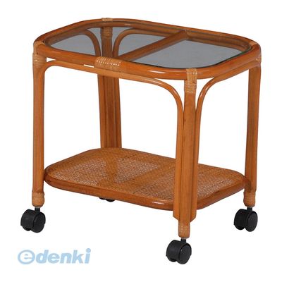 【商品説明】■天板には強化ガラス使用。キャスター付きだから移動もラクラク。■商品サイズ（外寸）：(約)幅45×奥行35×高さ40cm【内寸及び補足説明】■ キャスター付【成分材質】主材:籐　天板:強化ガラス5mm4934257143530類...