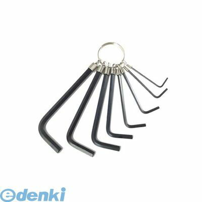 【商品説明】リング付きで携帯に便利、紛失防止！インチサイズの6角棒レンチ、8本組セットです。（1）よく使用されるインチサイズを厳選してセット化しています。（2）紛失防止や携帯に便利なリング付きです。【仕様/規格】■1/16 5/64 3/3...