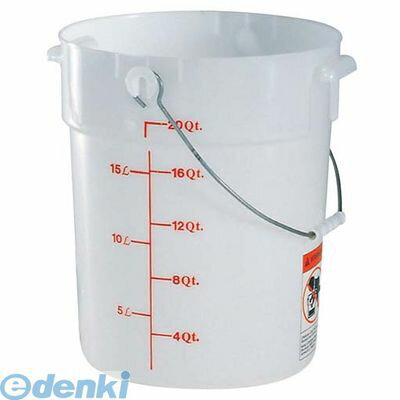 ●外寸1：φ306×H372●重量：950g●容量：20.8L●材質1：ポリエチレン●洗浄機：○●原産国：アメリカ●軽いポリエチレン製の万能ペールで、20.8?の大容量です。●バケツとして利用してもよろしいですし、密閉効果のある別売りの蓋を...