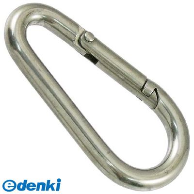 【商品説明】D=6mm L=60mm W=31mm S=8mm使用荷重 80kgチェーン等の端末金具として。ワンタッチで着け外しが可能。ステンレス製なので、防錆性・耐候性に優れ丈夫で長持ち。屋外・海岸での使用に最適！496996855979...