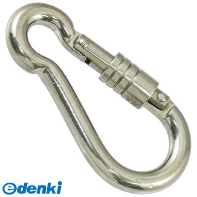 【商品説明】D=8mm L=80mm W=41mm S=23mm d1=9.5mm d2=12.5mm使用荷重 150kg環を引くだけでロックを解除し、開閉もらくらく。開口部が大きく開き、使いやすい。外開きなので、外部からの力で不用意に開く...