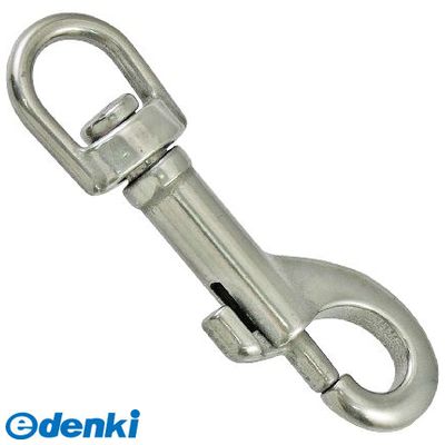【商品説明】D=3mm L=63mm W=18mm S=7mm H=10mm d=11mm t=5mm使用荷重 20kgロープ等の端末に着けて使用します。アイ部が回転するので、ロープ等のより戻しできます。別名 てっぽうとも呼ばれています。ス...