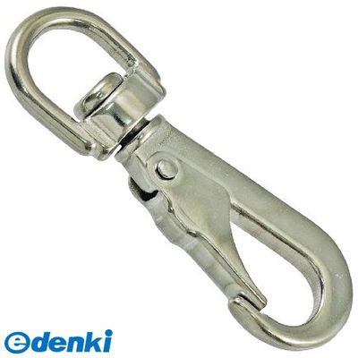【商品説明】D=4mm L=71mm W=23mm S=7mm H=13mm d=14mm t=4mm使用荷重 30kgアイ部分が回転する事で、チェーン等のより戻しになります。スプリングフックにより、楽に開閉できます。チェーン、ワイヤー、ロ...