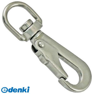 【商品説明】D=4mm L=84mm W=28mm S=8.5mm H=15mm d=17mm t=4mm使用荷重 30kgアイ部分が回転する事で、チェーン等のより戻しになります。スプリングフックにより、楽に開閉できます。チェーン、ワイヤー...