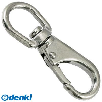 【商品説明】D=5mm L=85mm W=30mm S=9mm H=18mm d=20mm t=6mm使用荷重 30kgアイ部分が回転する事で、チェーン等のより戻しになります。スプリングフックにより、楽に開閉できます。チェーン、ワイヤー、ロ...