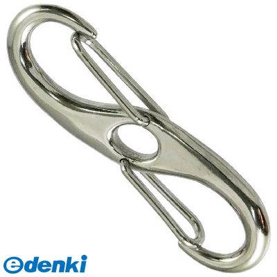 【商品説明】L=80mm W=25mm S=8mm d=6mm t=5mm使用荷重 25kgチェーン、ワイヤー、ロープ等の吊り具としての端末金具、連結金具としてお使い頂けます。バネ状のリングを押し込む事で開閉ができます。ステンレス製なので、...