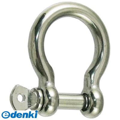 【商品説明】D=6mm L=30mm B=12mm W=21mm d=12mmねじ径=M6使用荷重 170kgチェーン、ワイヤー、ロープ等の連結にお使い頂けます。ねじ込み仕様のシャックルです。オタフグ型により、太径のロープにもお使い頂けます...