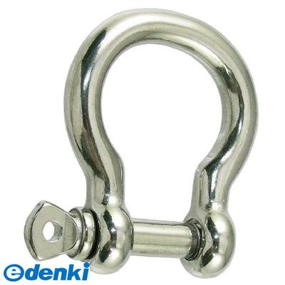 【商品説明】D=8mm L=41mm B=16mm W=28mm d=16mmねじ径=M8使用荷重 250kgチェーン、ワイヤー、ロープ等の連結にお使い頂けます。ねじ込み仕様のシャックルです。オタフグ型により、太径のロープにもお使い頂けます...