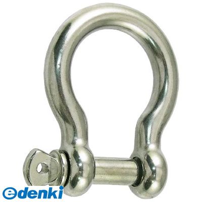 【商品説明】D=10mm L=51mm B=20mm W=35mm d=20mmねじ径=M10使用荷重 350kgチェーン、ワイヤー、ロープ等の連結にお使い頂けます。ねじ込み仕様のシャックルです。オタフグ型により、太径のロープにもお使い頂け...