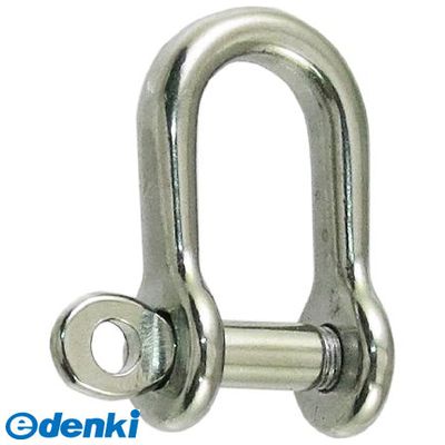 【商品説明】D=5mm L=21mm B=12mm d=12mm t=2.5mm F=5.5mm ねじ径=M5使用荷重 60kgチェーン、ワイヤー、ロープ等の連結にお使い頂けます。ねじ込み仕様のシャックルです。別名 板シャックルとも呼ばれて...
