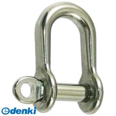 【商品説明】D=6mm L=25mm B=14mm d=14mm t=3mm F=7mm ねじ径=M6使用荷重 80kgチェーン、ワイヤー、ロープ等の連結にお使い頂けます。ねじ込み仕様のシャックルです。別名 板シャックルとも呼ばれています。...