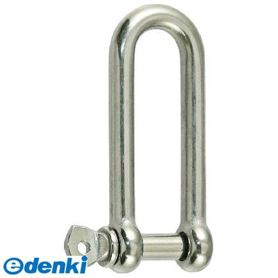 【商品説明】D=6mm L=48mm B=12mm d=12mm ねじ径=M6使用荷重 170kgチェーン、ワイヤー、ロープ等の連結にお使い頂けます。シャックル部が長く、使用用途が広がります。ねじ込み仕様のシャックルです。ステンレス製なので...
