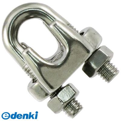 【商品説明】D=4.5mm W1=5.5mm A=22mm B=20mm H=15mm L=26mm T=15mm W2=12.5mm ねじ径=M5使用ロープ径=5mmワイヤーロープ等の端末加工に。現場でのワイヤー加工に。ステンレス製なので...