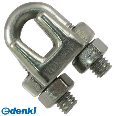 【商品説明】D=5.2mm W1=6.5mm A=27mm B=22mm H=17.5mm L=33mm T=19mm W2=13.2mm ねじ径=M6使用ロープ径=6mmワイヤーロープ等の端末加工に。現場でのワイヤー加工に。ステンレス製な...