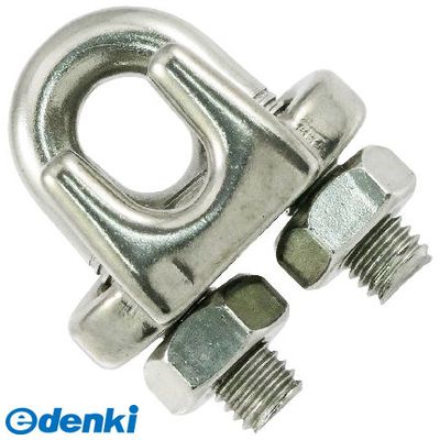 【商品説明】D=9mm W1=10.5mm A=45mm B=36mm H=23.7mm L=52mm T=28mm W2=21mm ねじ径=M10使用ロープ径=10mmワイヤーロープ等の端末加工に。現場でのワイヤー加工に。ステンレス製なの...
