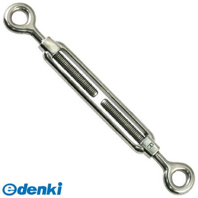 【商品説明】L=120mm W=21mm D=7mm d=14mm A=60mm B=95mm L1=190mm L2=280mm ねじ径=M8使用荷重 300kgタンバクルは、右ねじと左ねじが両側に切られており、一回転で左右同時に締め付け...